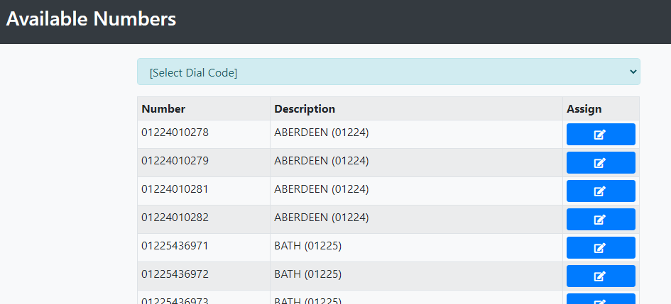 Number Pool - BCH Digital Help Documents