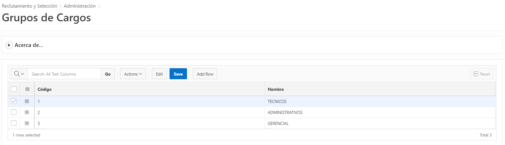 Grupos de Cargos - HelpDocs