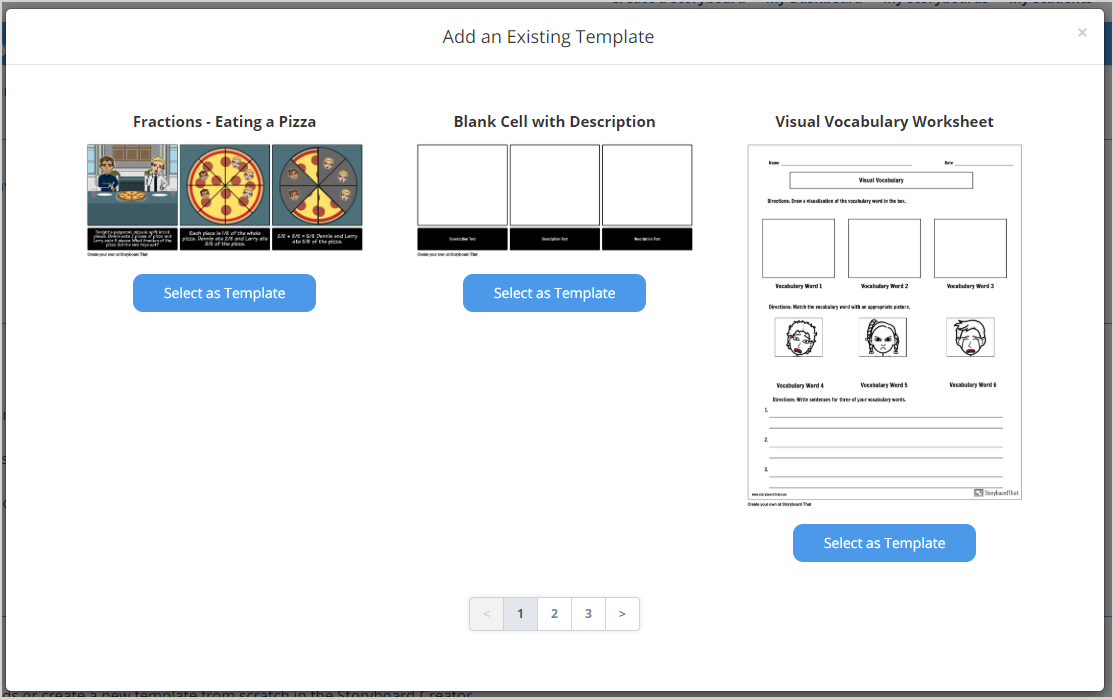 Add a Template to an Assignment - Storyboard That Help Center | Help ...