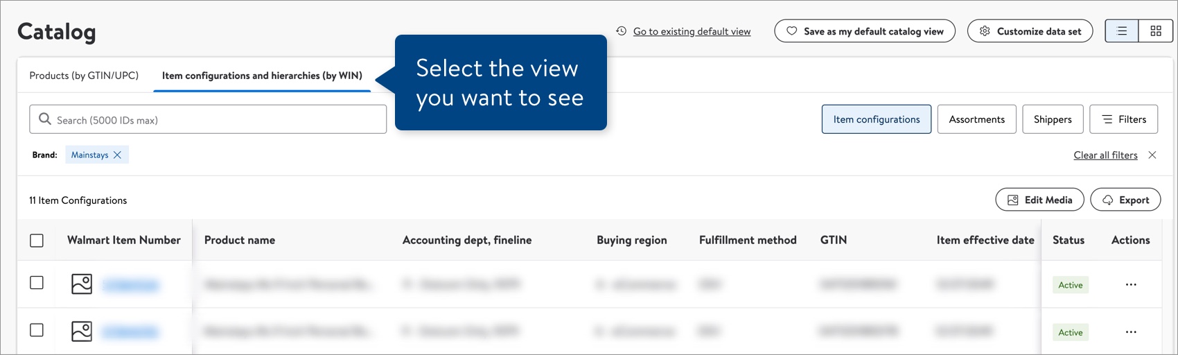 HelpDocs - Set and Customize Your Catalog View