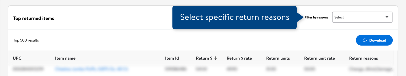 HelpDocs - Return Trends | Claims and Returns Scorecard