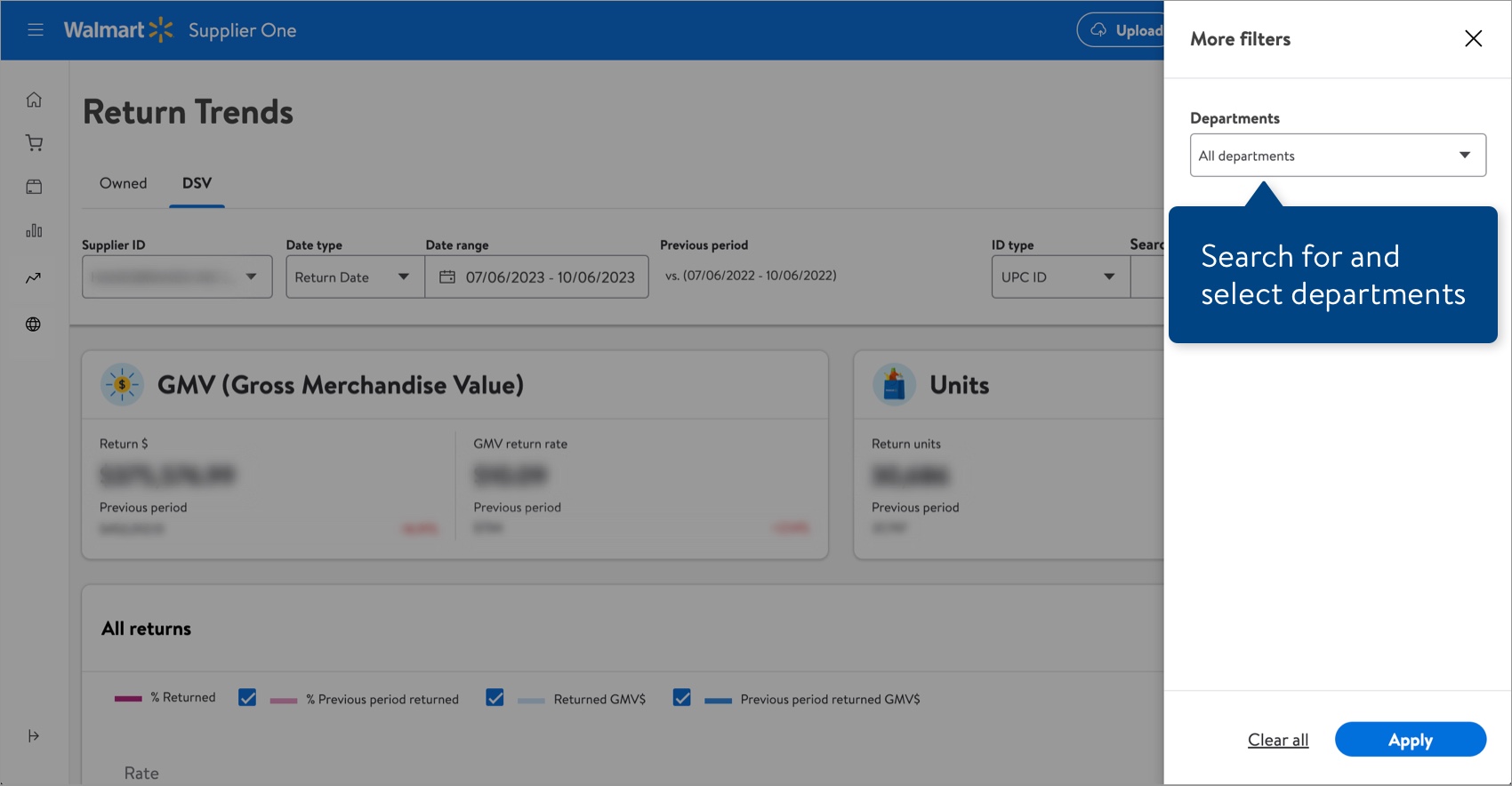 HelpDocs - Return Trends | Claims and Returns Scorecard