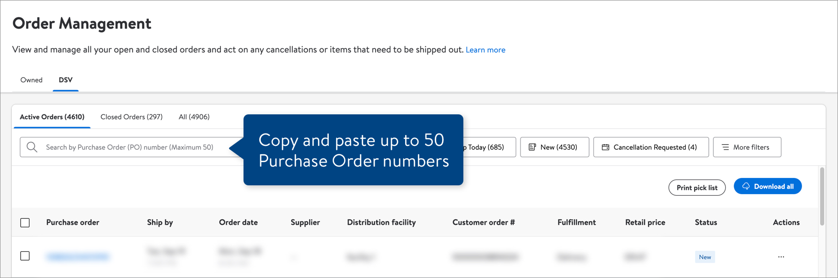 HelpDocs - Order Management - DSV