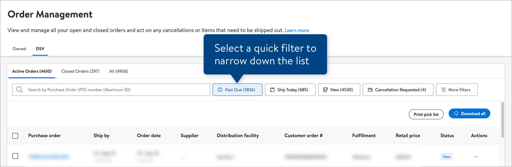 HelpDocs - Order Management - DSV