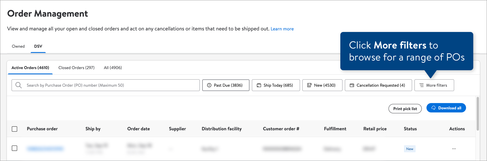 HelpDocs - Order Management - DSV