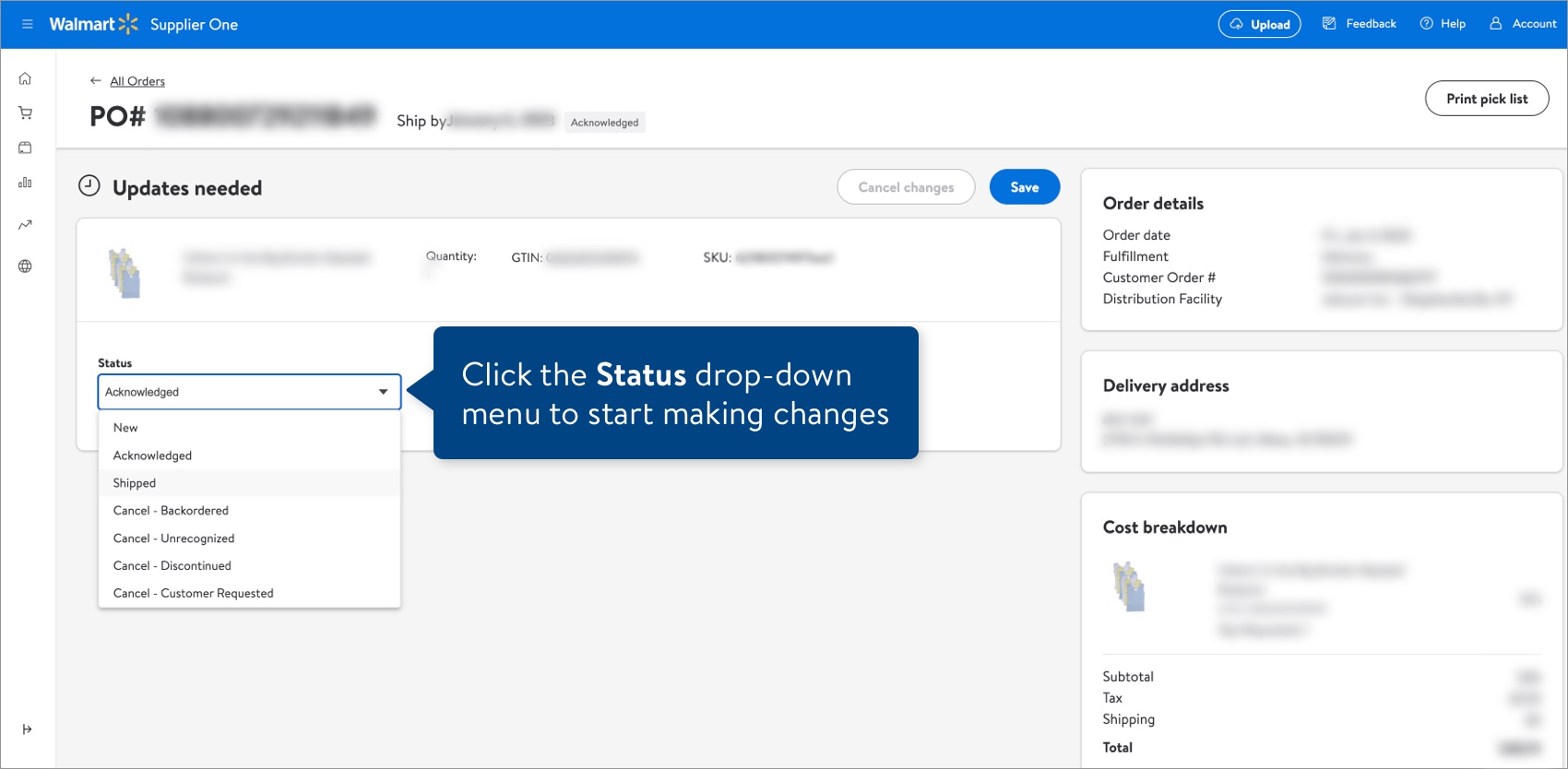 HelpDocs - Order Management - DSV