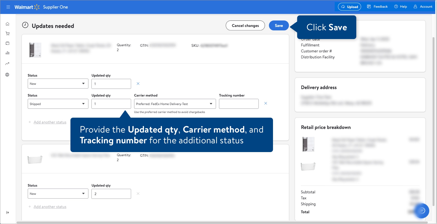 HelpDocs - Order Management - DSV