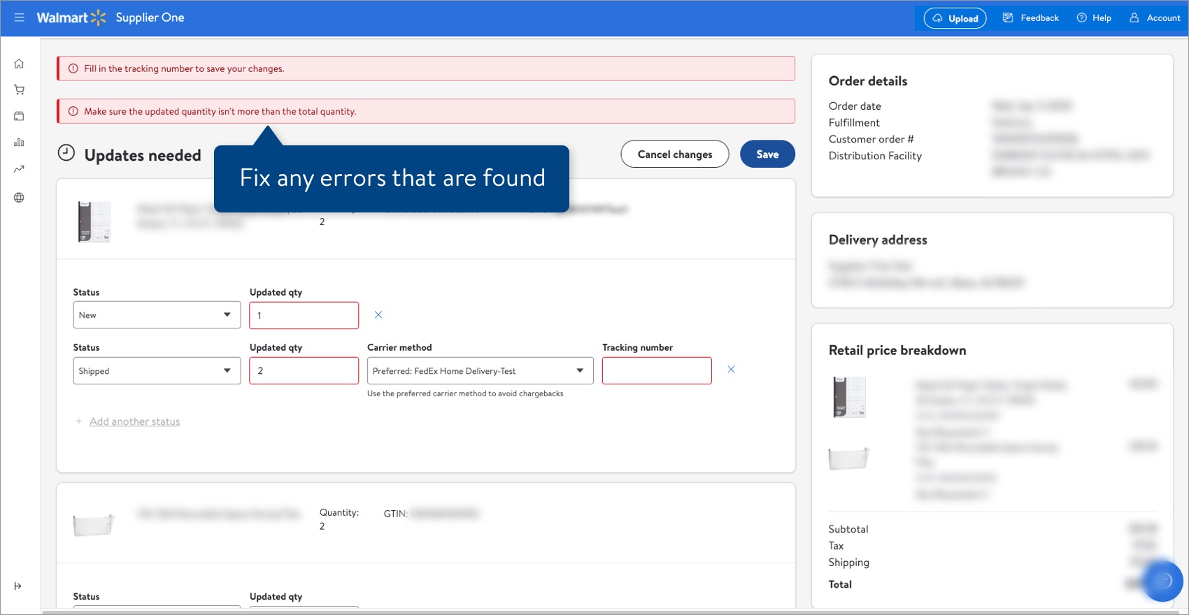 HelpDocs - Order Management - DSV