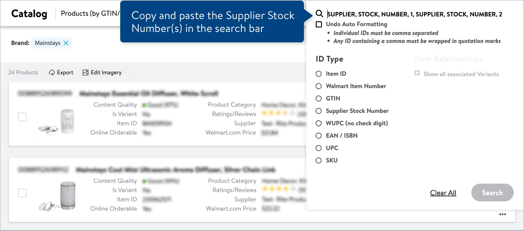 HelpDocs - Product Identifiers in the Catalog