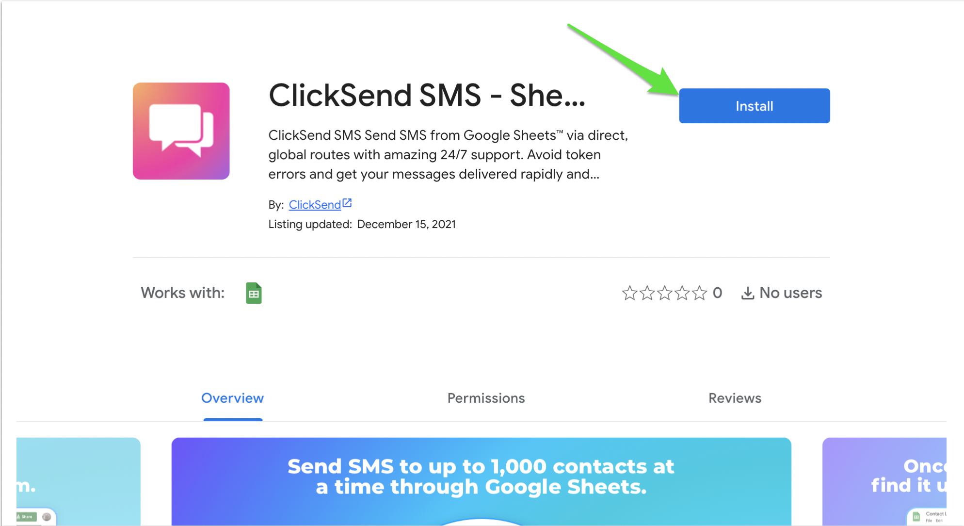 Send SMS With Google Sheets ClickSend Help Docs