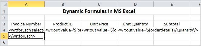 Create Dynamic Formulas In Microsoft Excel Blueprint Online Help