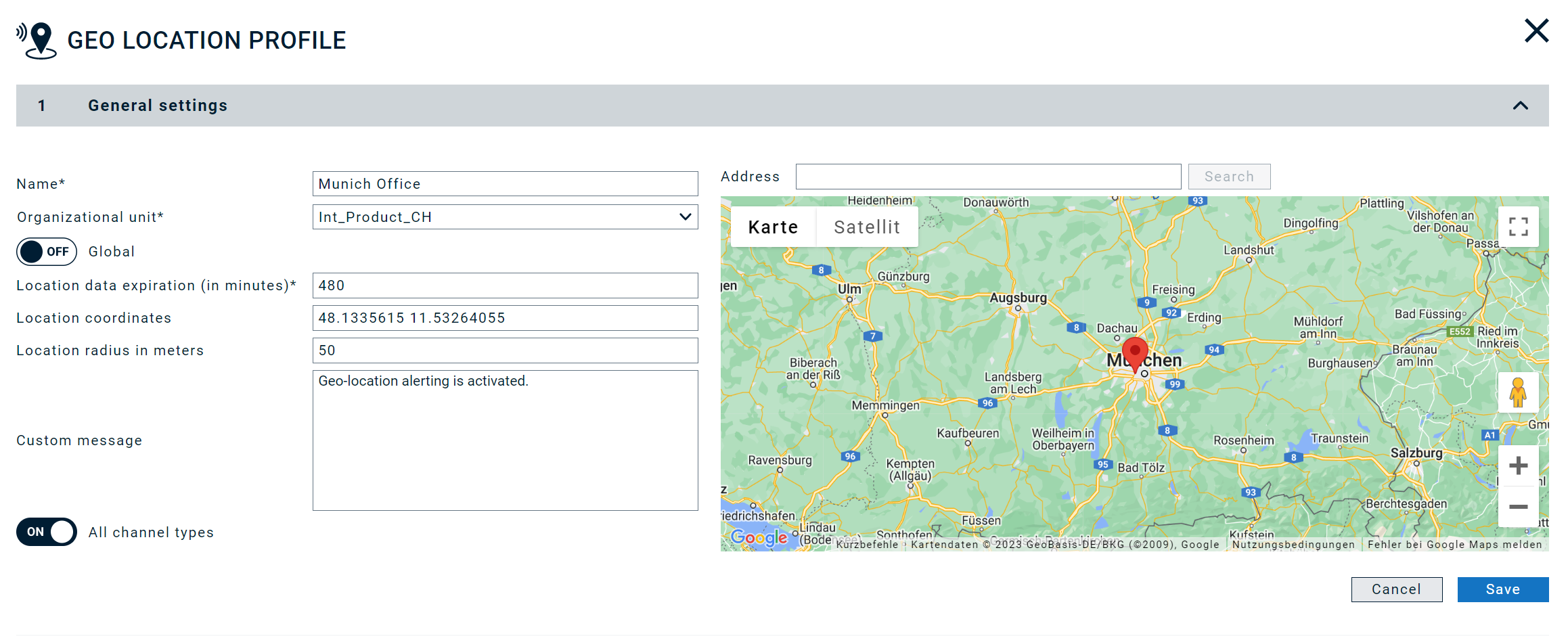 Geolocation profiles - HelpDocs