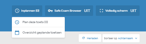 Toetsen inplannen - Learnbeat Support