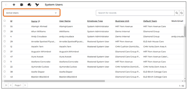 Deactivating a System User - Help | Care Cloud