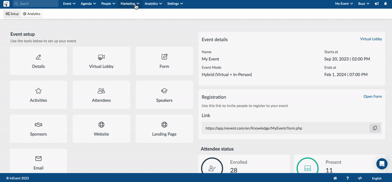 Adding Attached Forms to the Registration Form - InEvent FAQ