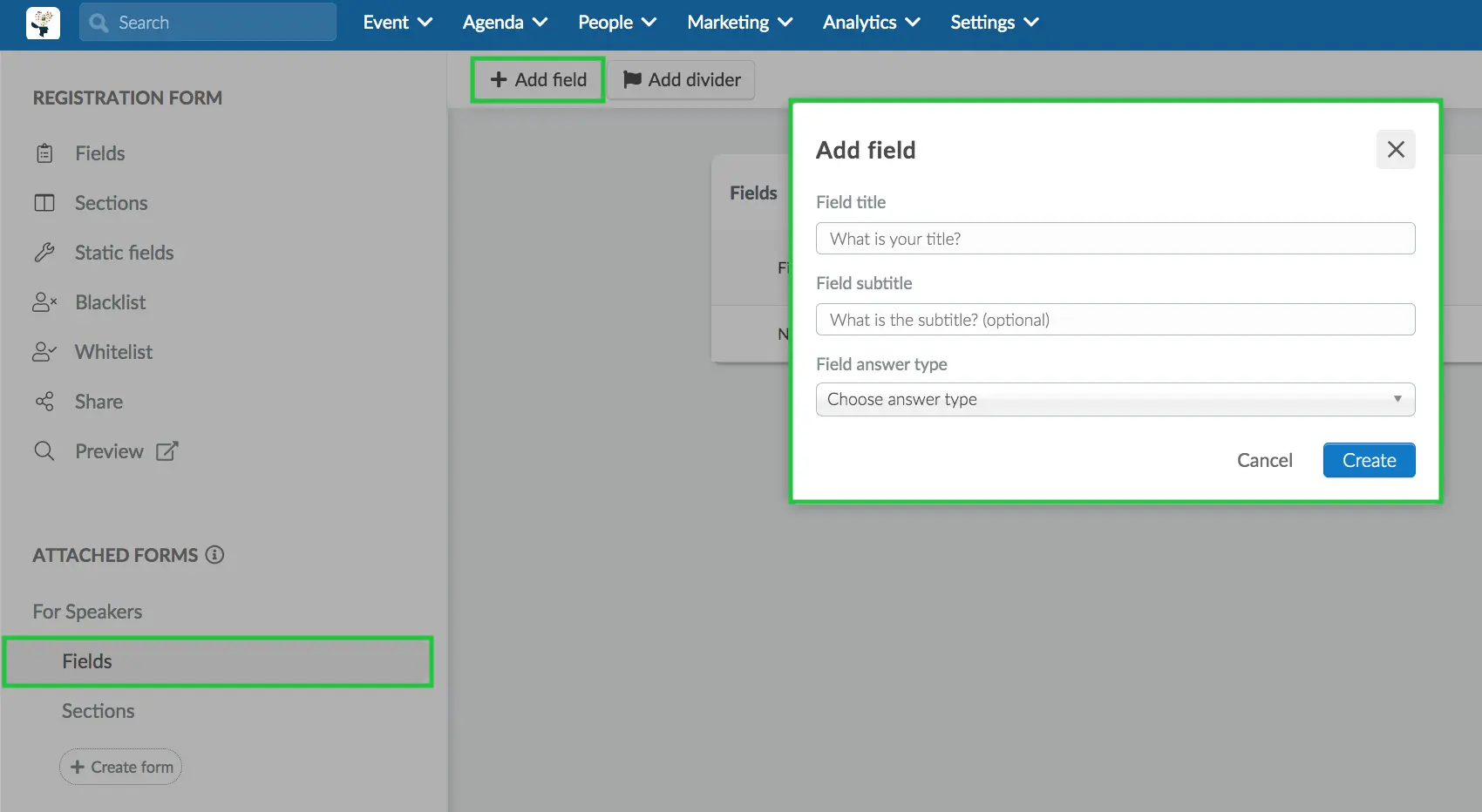 Adding Attached Forms to the Registration Form - InEvent FAQ