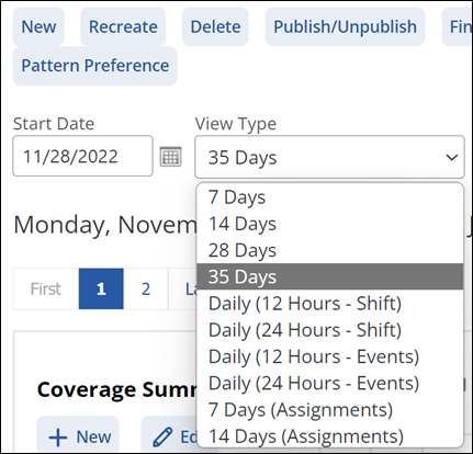 Viewing the Schedule - HelpDocs