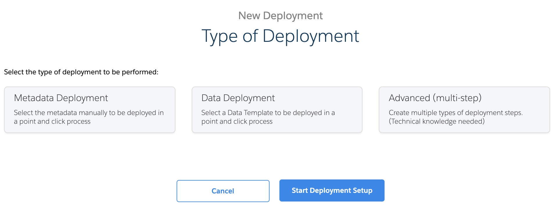 Creating A Deployment Copado Solutions Documentation