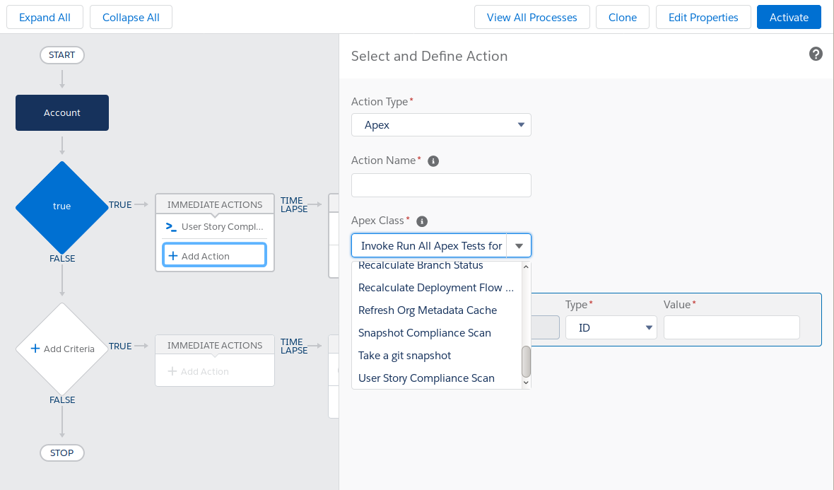 Process Builder Integration - Copado Solutions Documentation