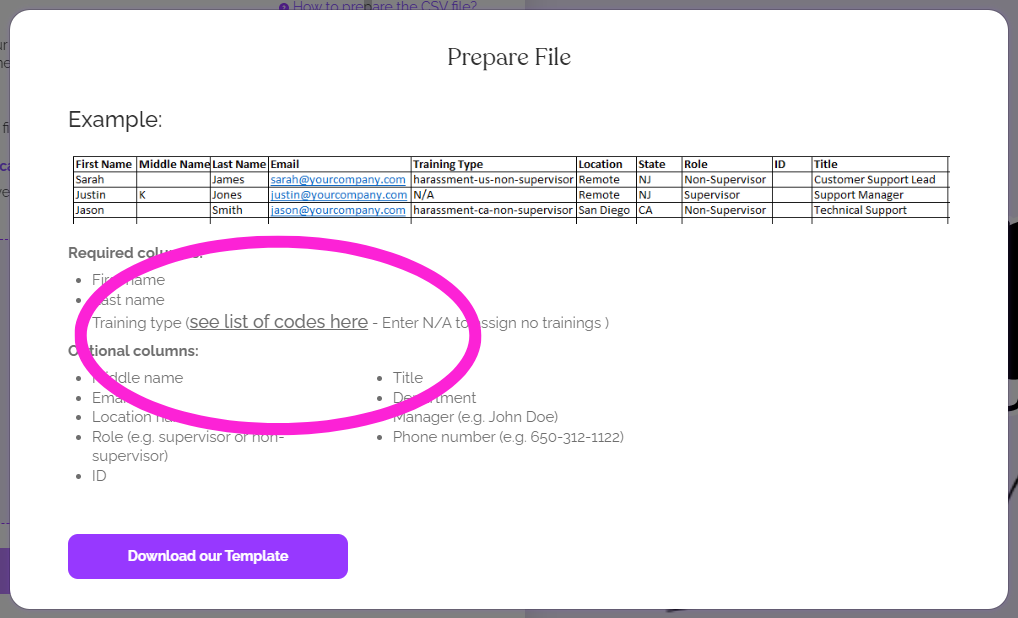 Adding Learners using the File Upload Method - EasyLlama Help Center