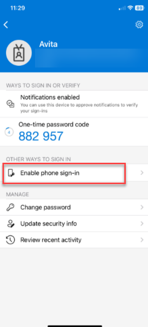 Enabling and Using Passwordless Sign-in with Microsoft Authenticator ...