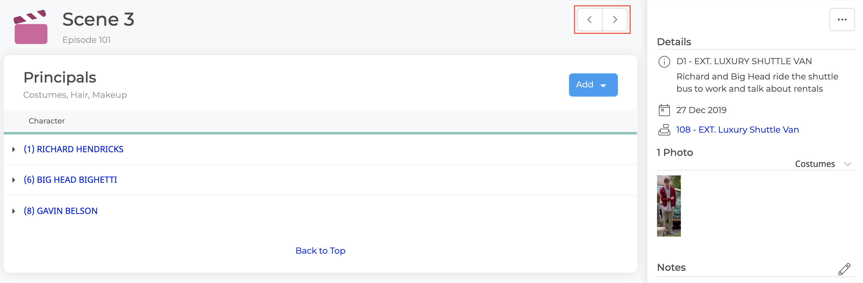 Scene View Overview - SyncOnSet Help Center