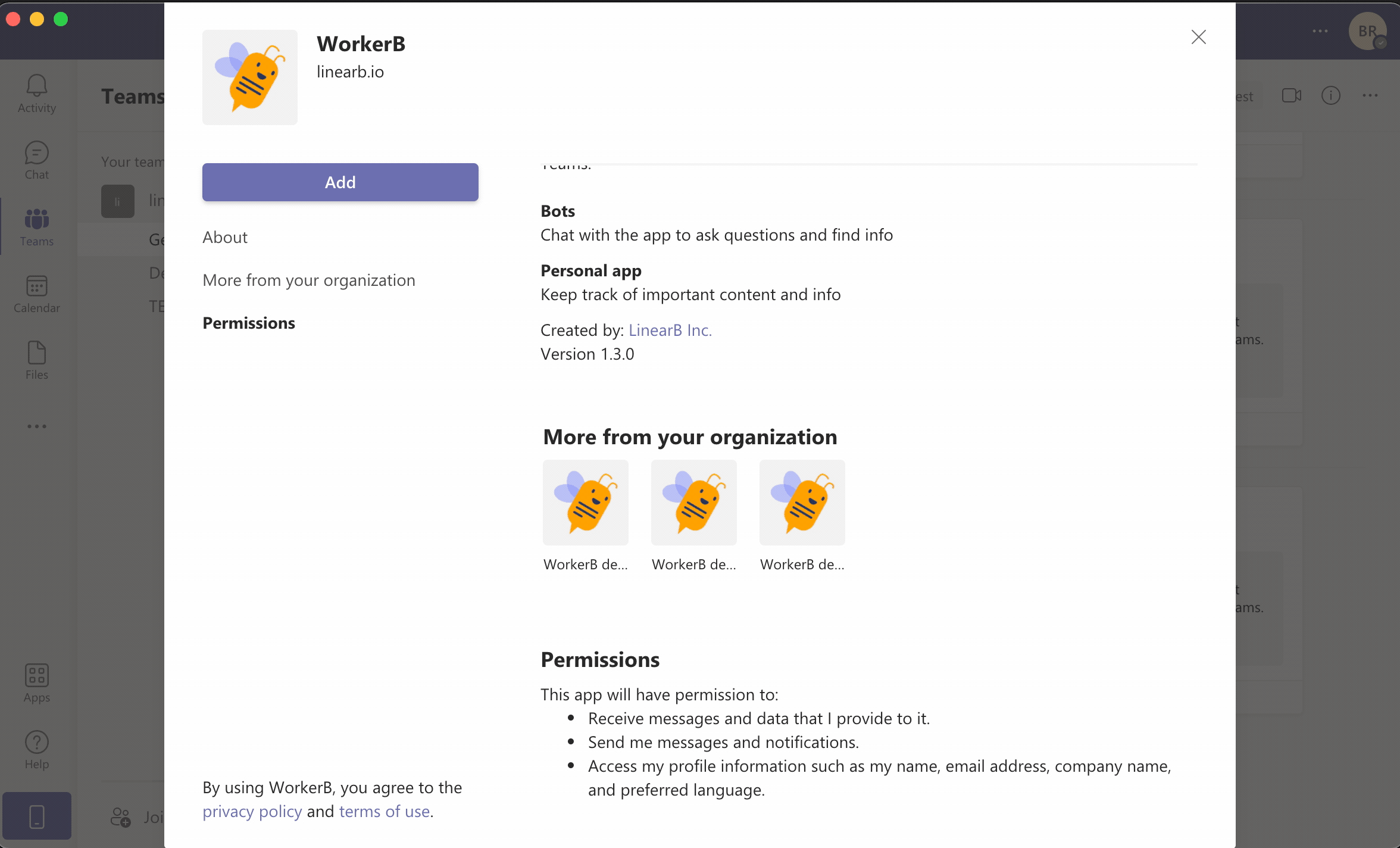 How To Connect WorkerB To Microsoft Teams HelpDocs User Setup LinearB