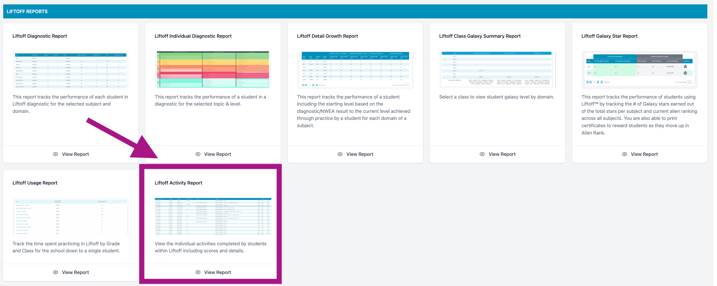 How do I see what my students have done in Liftoff? - Empowering Every ...