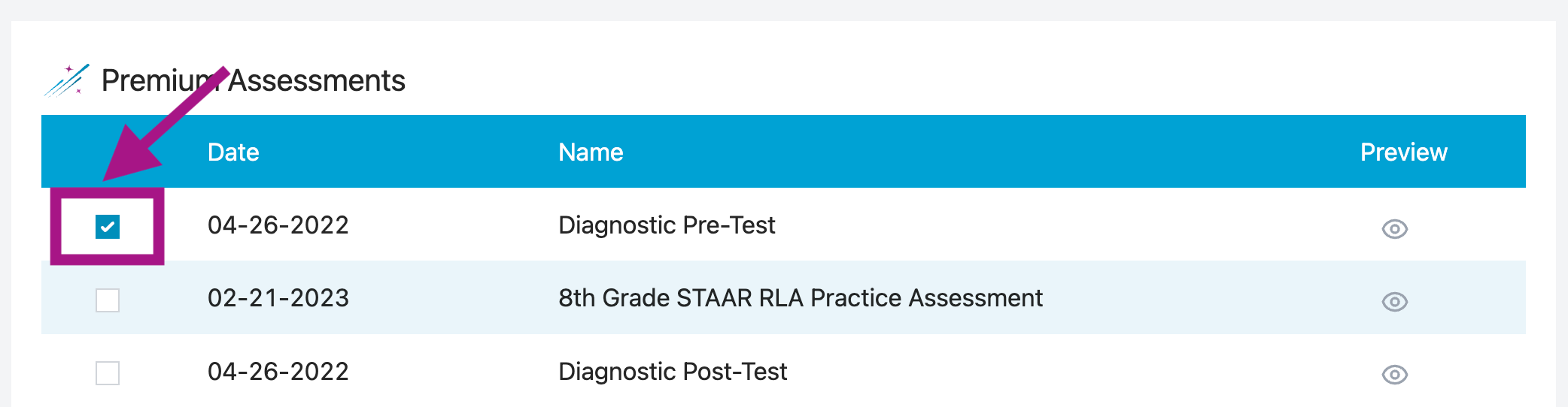 How do I Assign a Diagnostic Pre-Test or Post-Test? (Texas Only ...