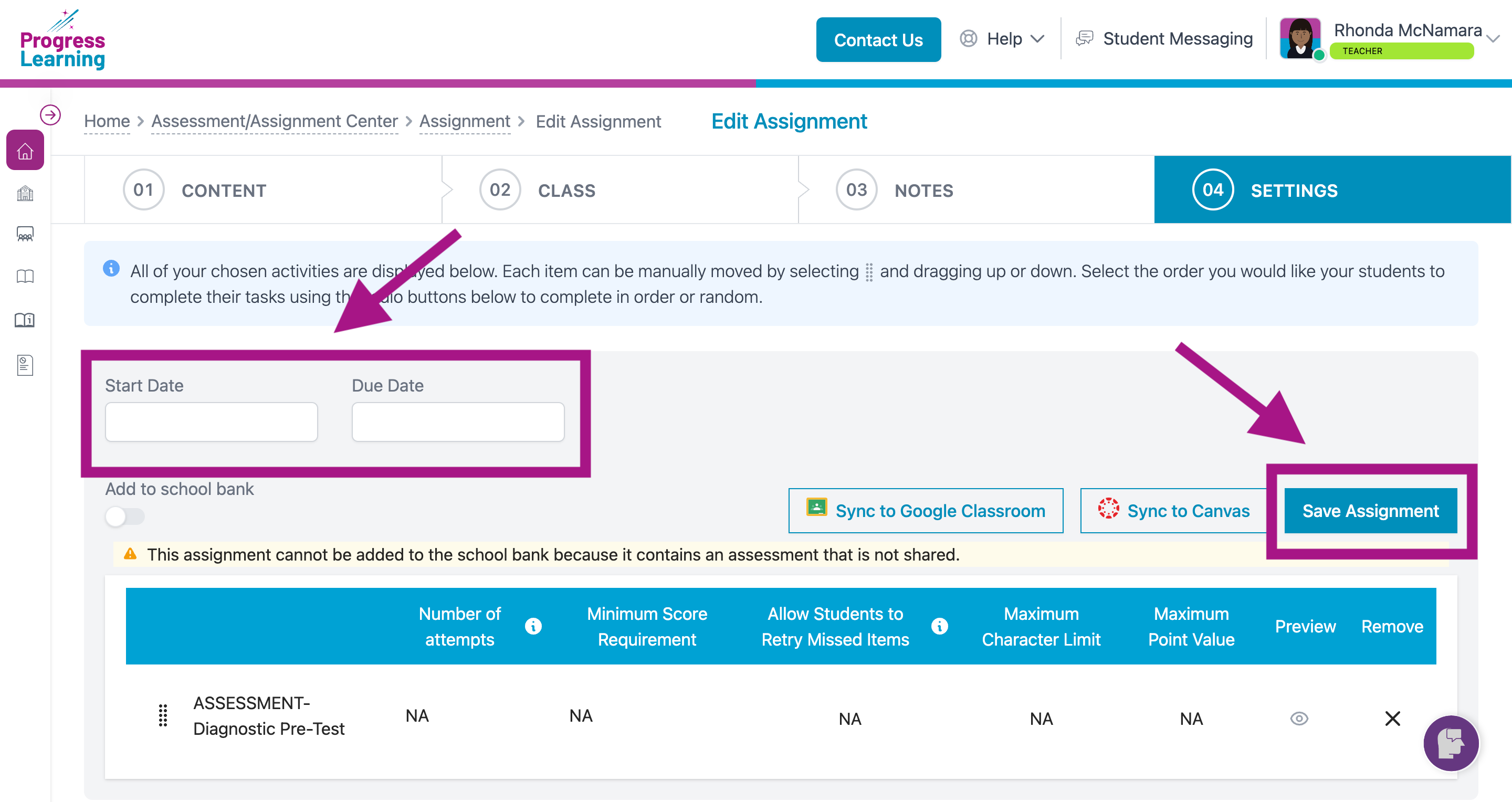 How do I Assign a Diagnostic Pre-Test or Post-Test? (Texas Only ...