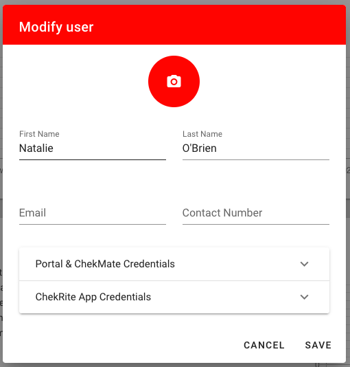 Managing Users - ChekRite