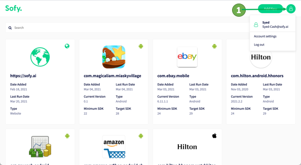 Adding Your Team Sofy Support Docs No Code Automation Testing Platform Help