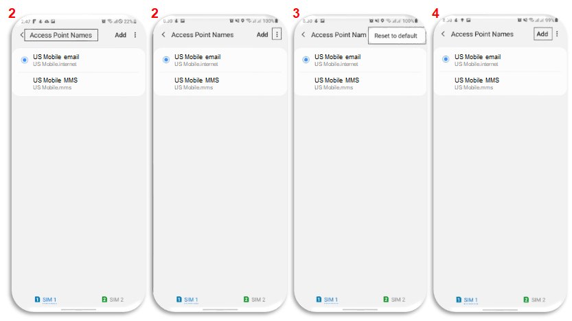 How to set up an Android with a GSM LTE line - US Mobile