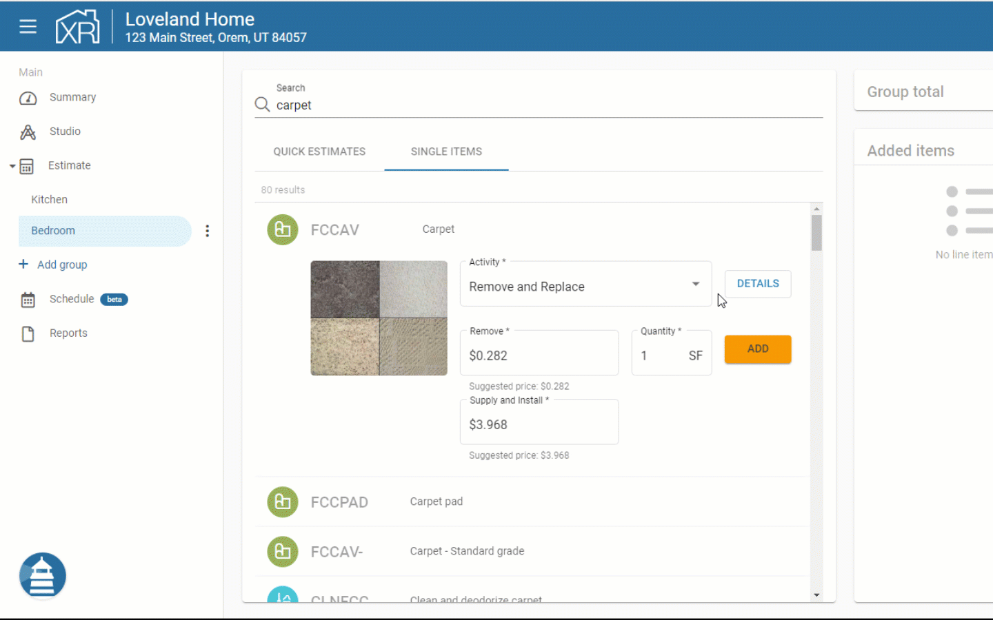 Line Item Details XactRemodel Support Line Item Details XactRemodel Support