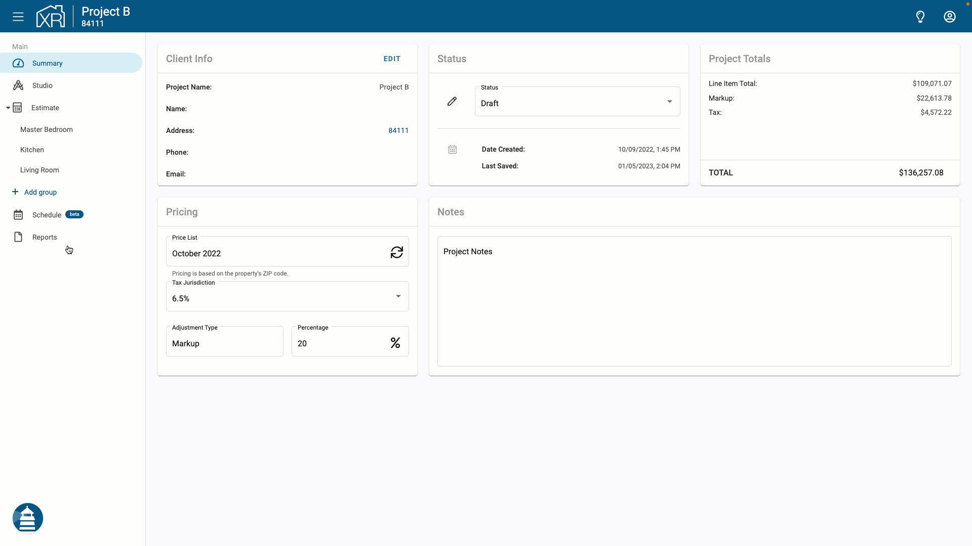 Export Estimate to a CSV File - XactRemodel Support