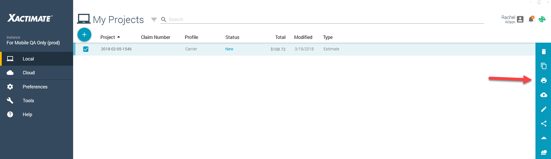 Print a project in Xactimate desktop - Xactware help