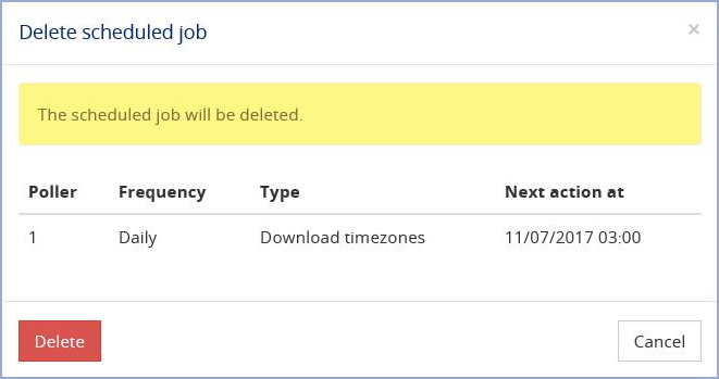 Job Scheduler - Help | Time & Attendance