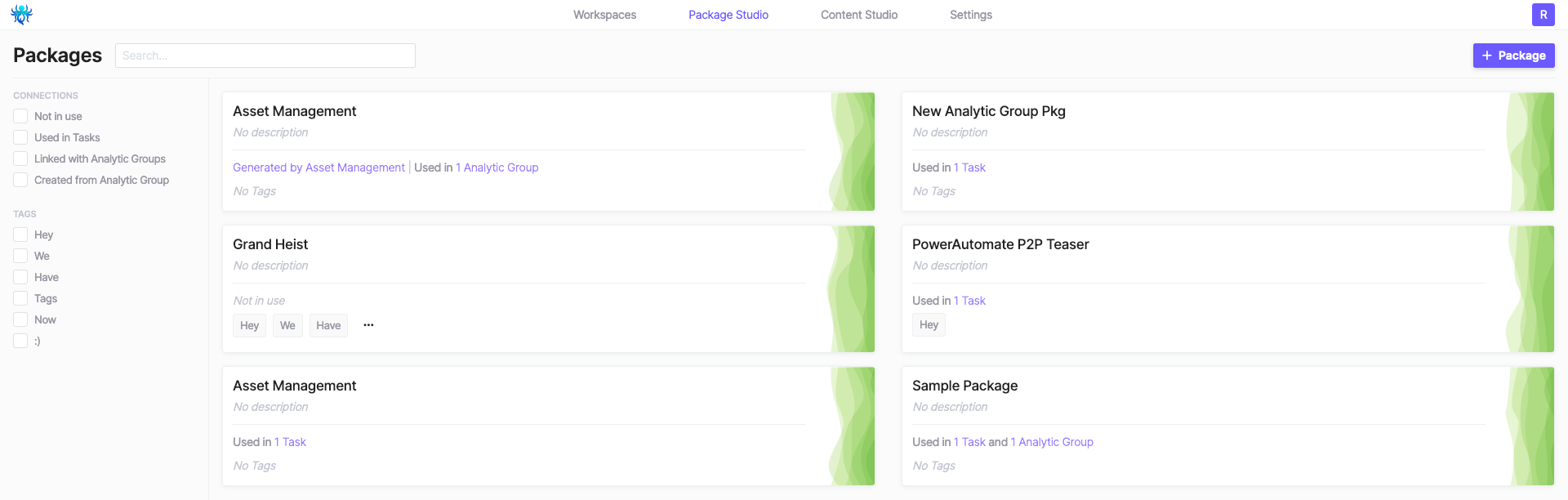 An overview of neXus: Package Studio - dab:Help