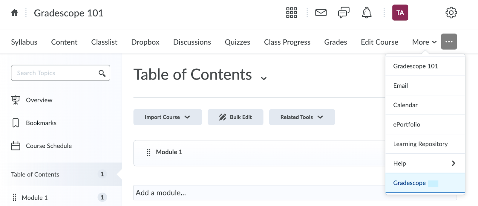 Using Gradescope with Brightspace (D2L) as an Instructor - Gradescope ...