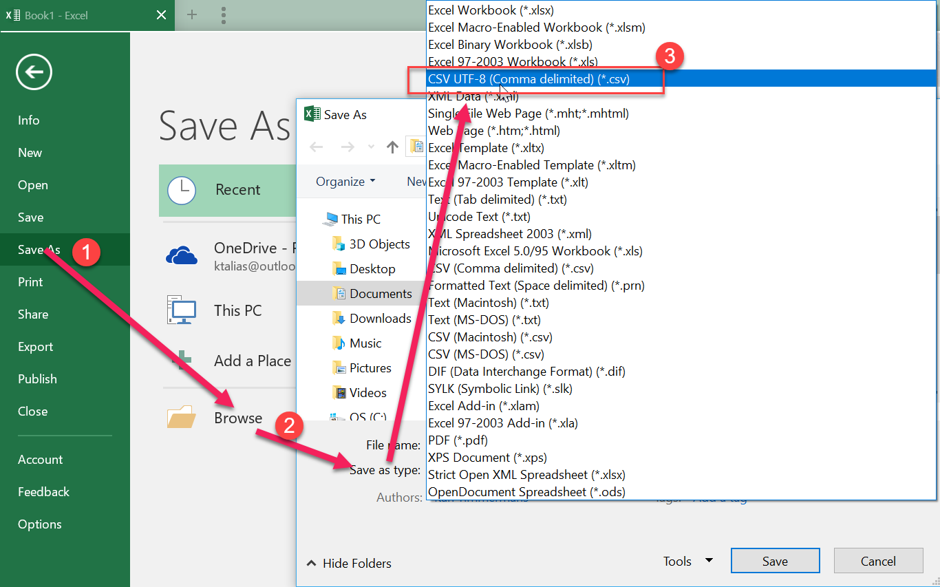 Create A CSV File In UTF 8 Format HelpDocs