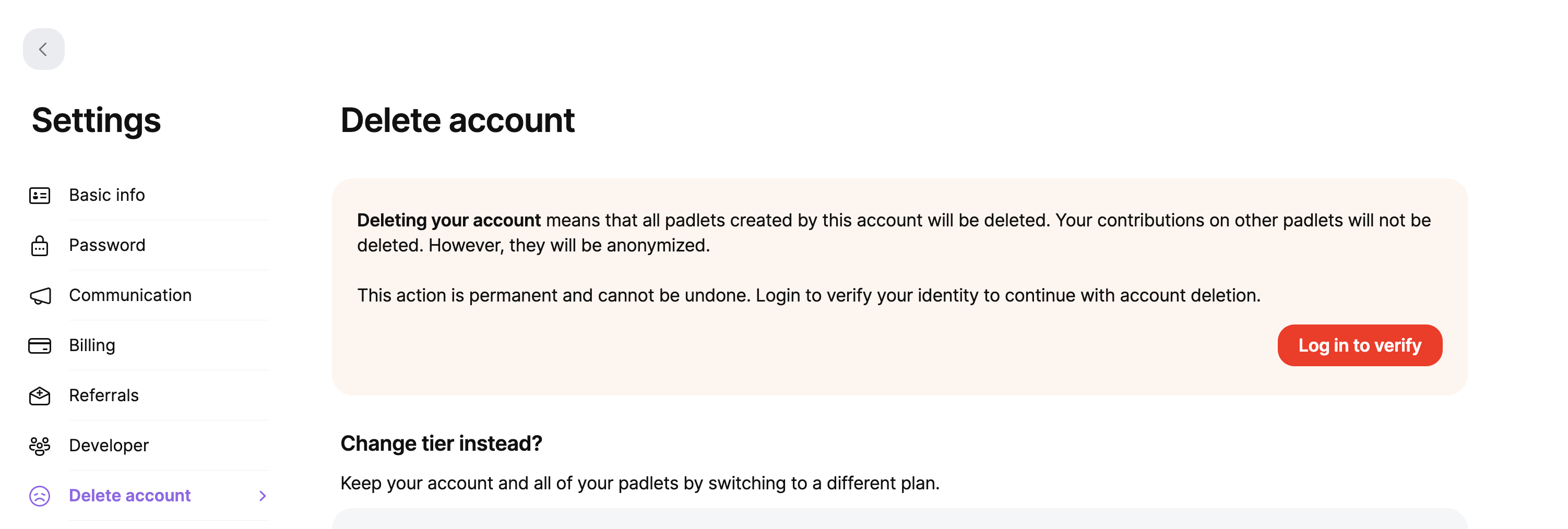 How to delete my account? - Padlet Knowledge Base & Support