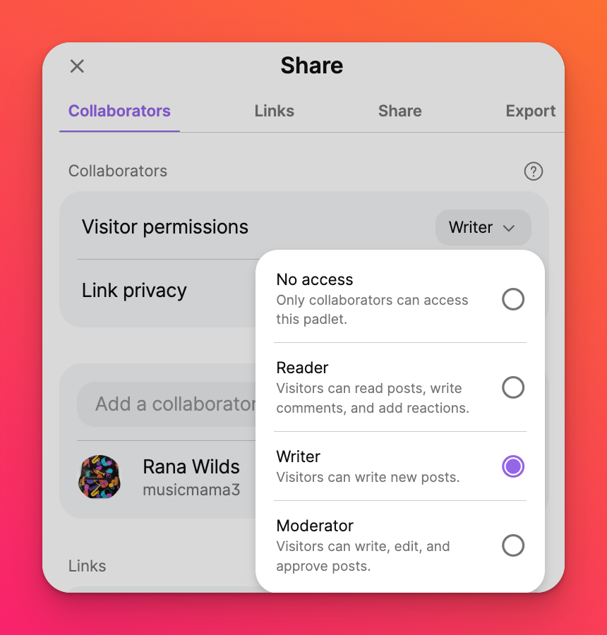 Allow others to move posts around on my padlet - Padlet Knowledge Base ...