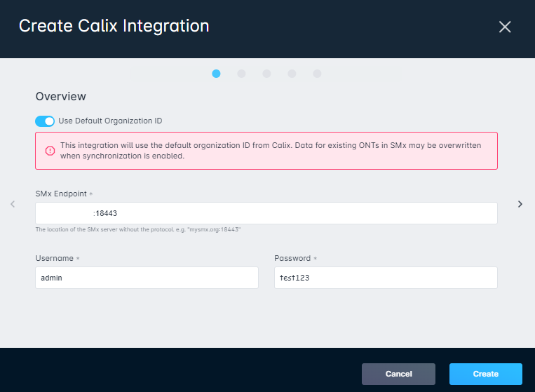Calix Integration: Overview - Sonar Knowledge Base