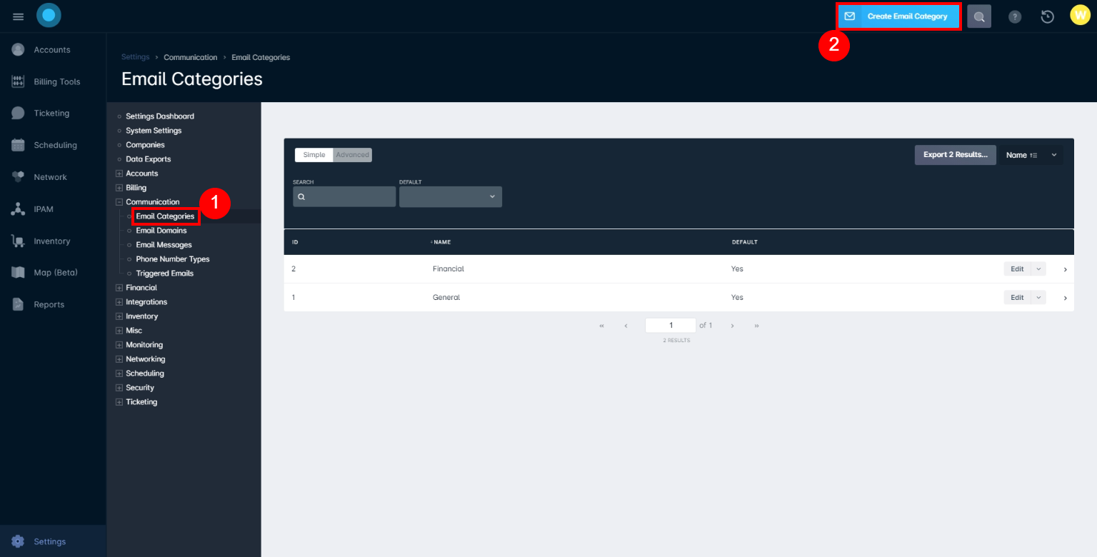Email Categories: Overview & Use Cases - Sonar Knowledge Base