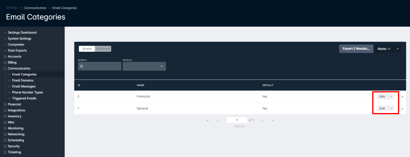 Email Categories: Overview & Use Cases - Sonar Knowledge Base