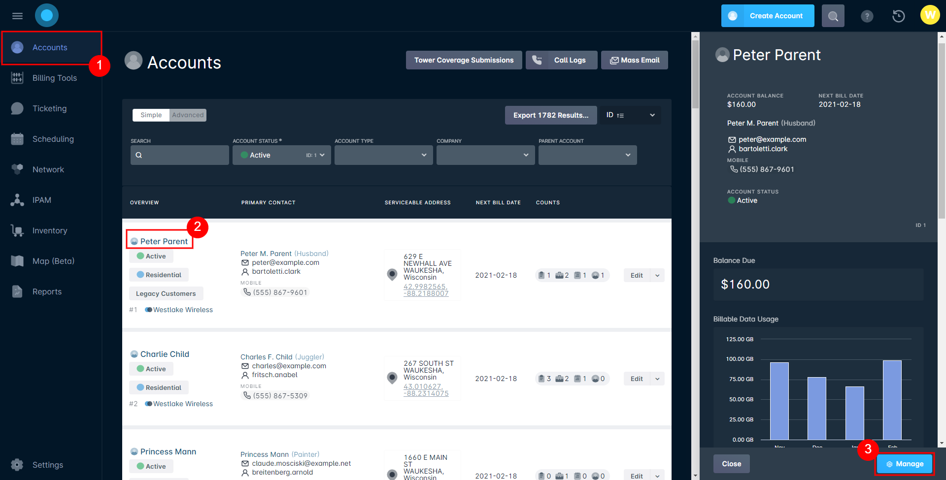 Account Management View: Overview - Sonar Knowledge Base