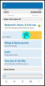 Perform vehicle checks with the SmarterDriver app - Masternaut Support