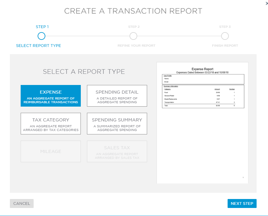 Reporting in the Transactions Grid - Neat HelpCenter
